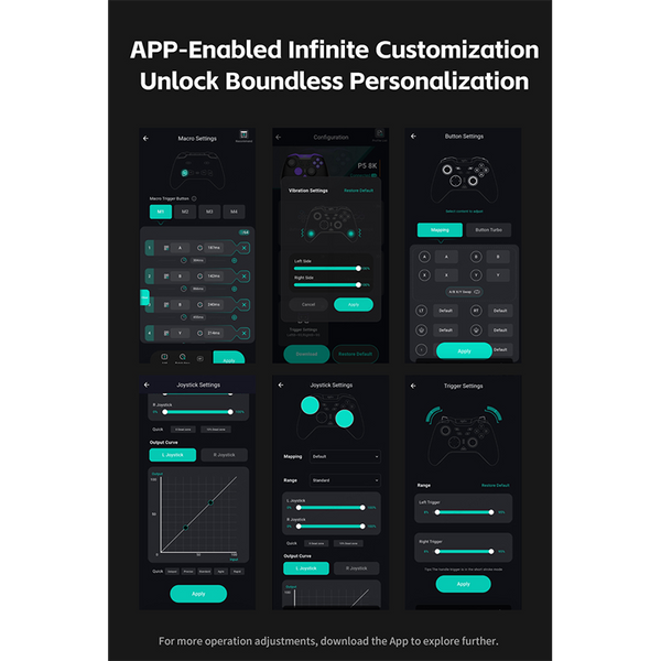 PXN P5 8K Gaming Controller – 8K Resolution, Hall‑Stick, PC/Switch ...