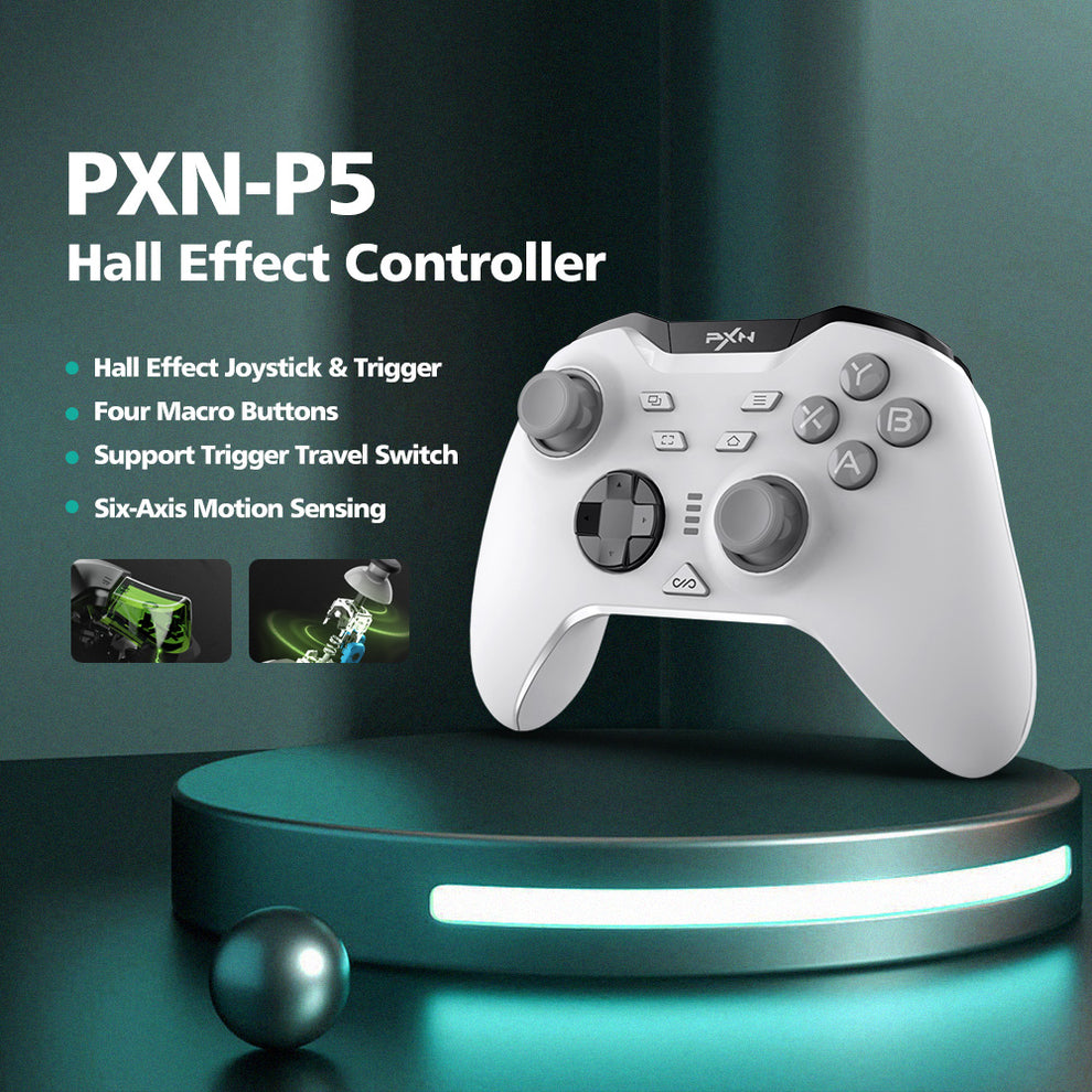 PXN P5 Wireless Controller – Hall Effect Gamepad for PC/Switch/iOS/Android – PXN Official