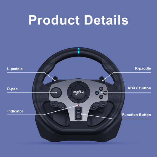 PXN Racing Wheel, Sim Racing, Gaming Wheel & Driving Simulation Gear ...