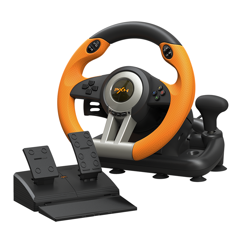 PXN V3 Pro Gaming Wheel – 180° Vibration Steering for PC/PS4/Xbox ...