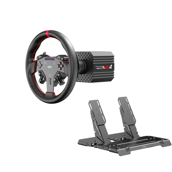 PXN V3 Pro Gaming Wheel – 180° Vibration Steering for PC/PS4/Xbox ...