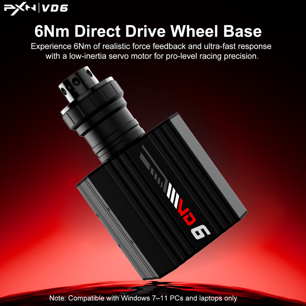 VD6 Direct Drive Wheel Bases | Sim Racing Bases | PXN – PXN Official