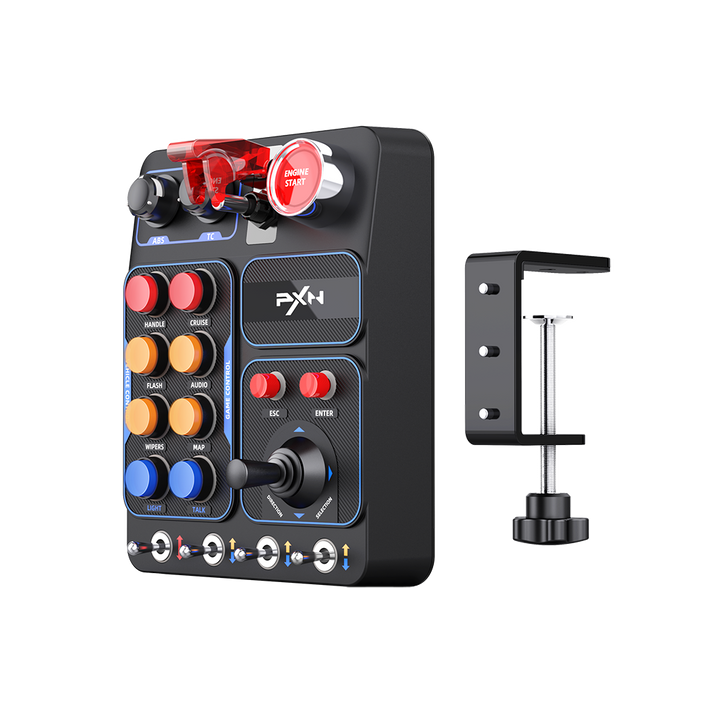 PXN CB1 Button Box – 30 Programmable Buttons for PC Sim Gaming – PXN ...