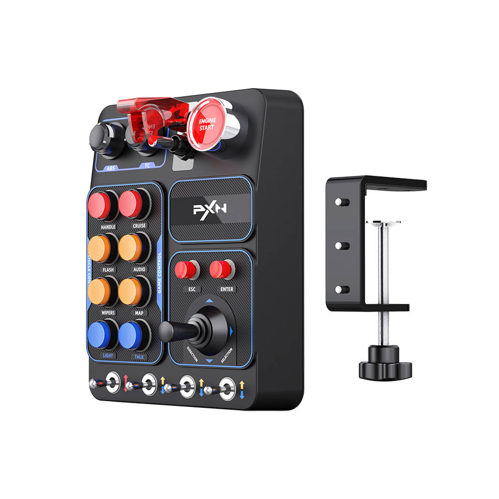 PXN CB1 Button Box – 30 Programmable Buttons for PC Sim Gaming – PXN ...