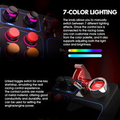 PXN CB1 Button Box – 30 Programmable Buttons for PC Sim Gaming – PXN ...