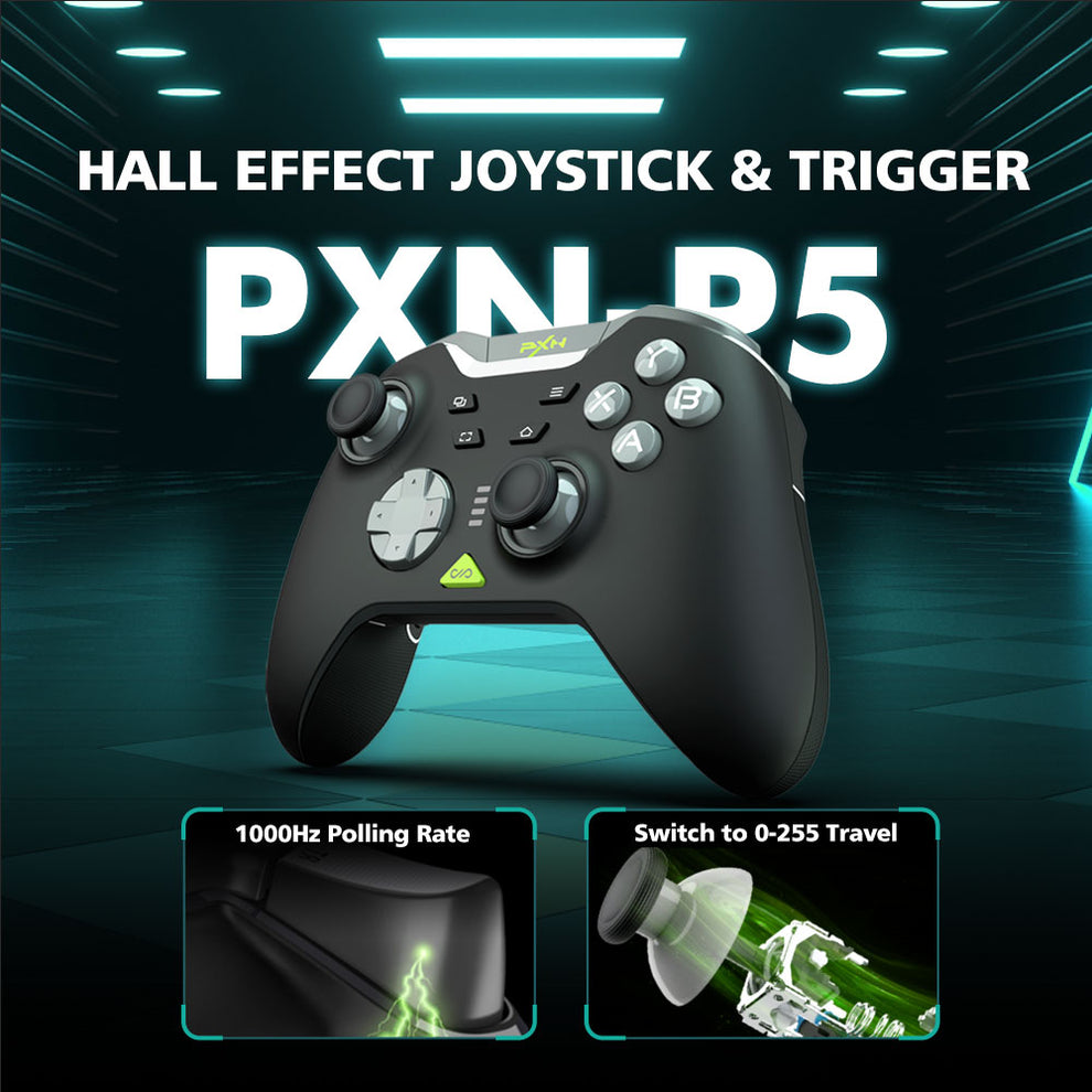 PXN P5 Wireless Controller – Hall Effect Gamepad for PC/Switch/iOS/Android – PXN Official