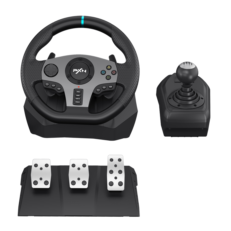 PXN V9 Gaming Wheel Bundle – 270/900° Steering for PC/PS4/Xbox – PXN ...